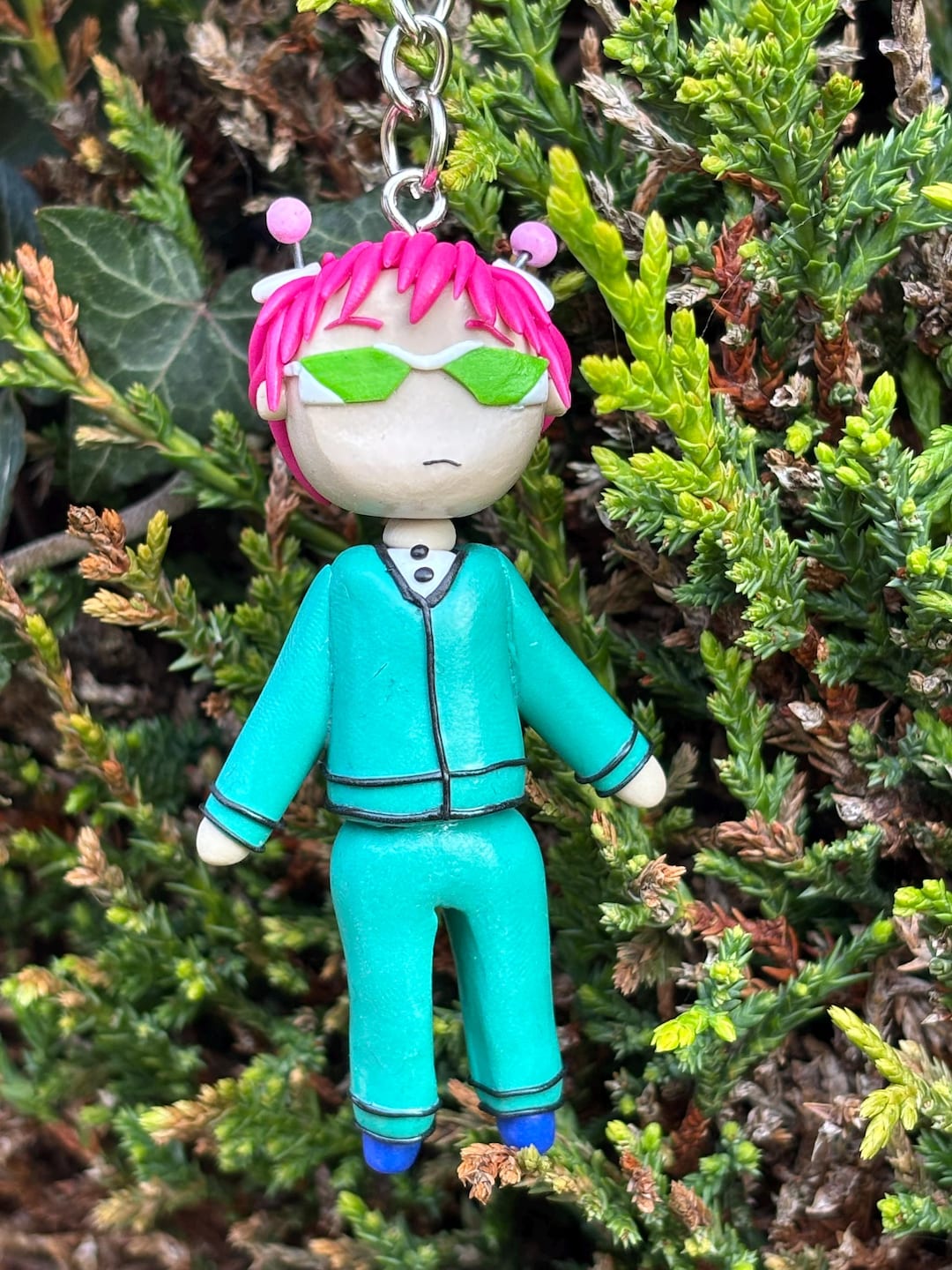Saiki K Chibi Clay Keychain - Etsy