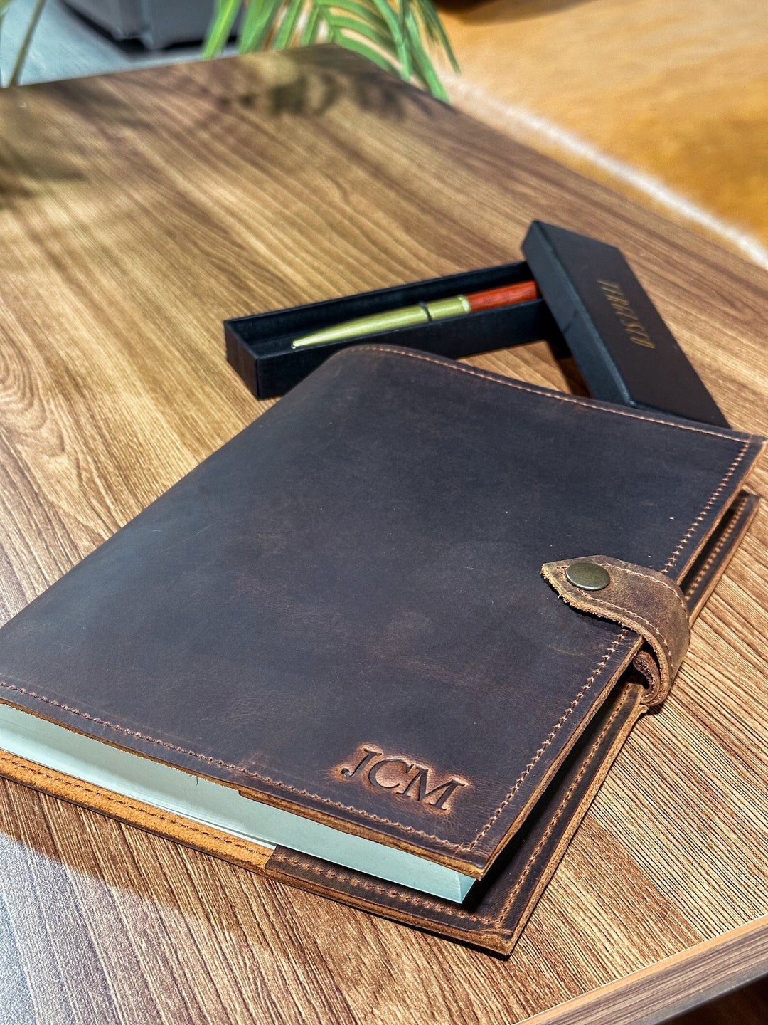 Personalized Leather Journal Notebook Diary, Leather Sketchbook, Travel ...