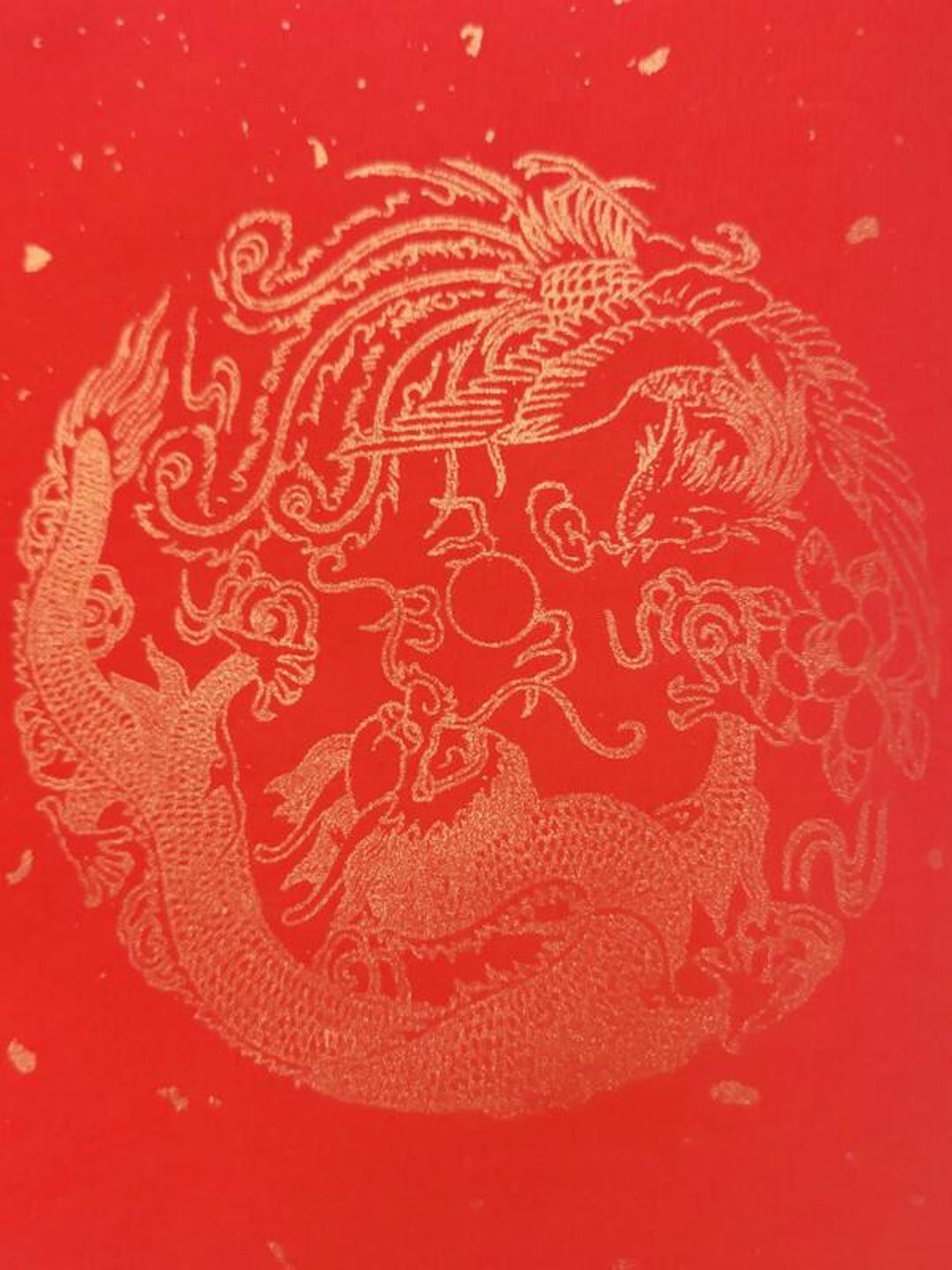 Golden Dragons Chinese Decoupage Paper - Etsy