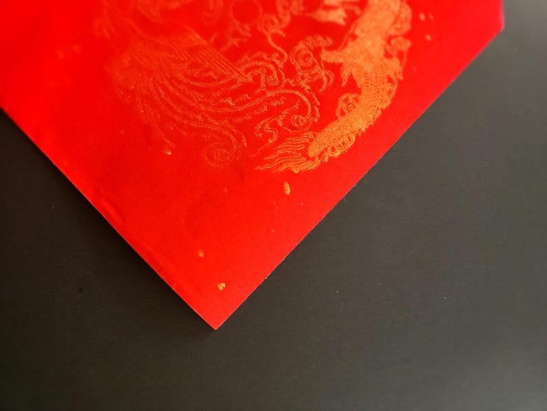 Golden Dragons Chinese Decoupage Paper - Etsy