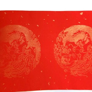 Golden Dragons Chinese Decoupage Paper - Etsy
