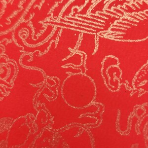 Golden Dragons Chinese Decoupage Paper - Etsy
