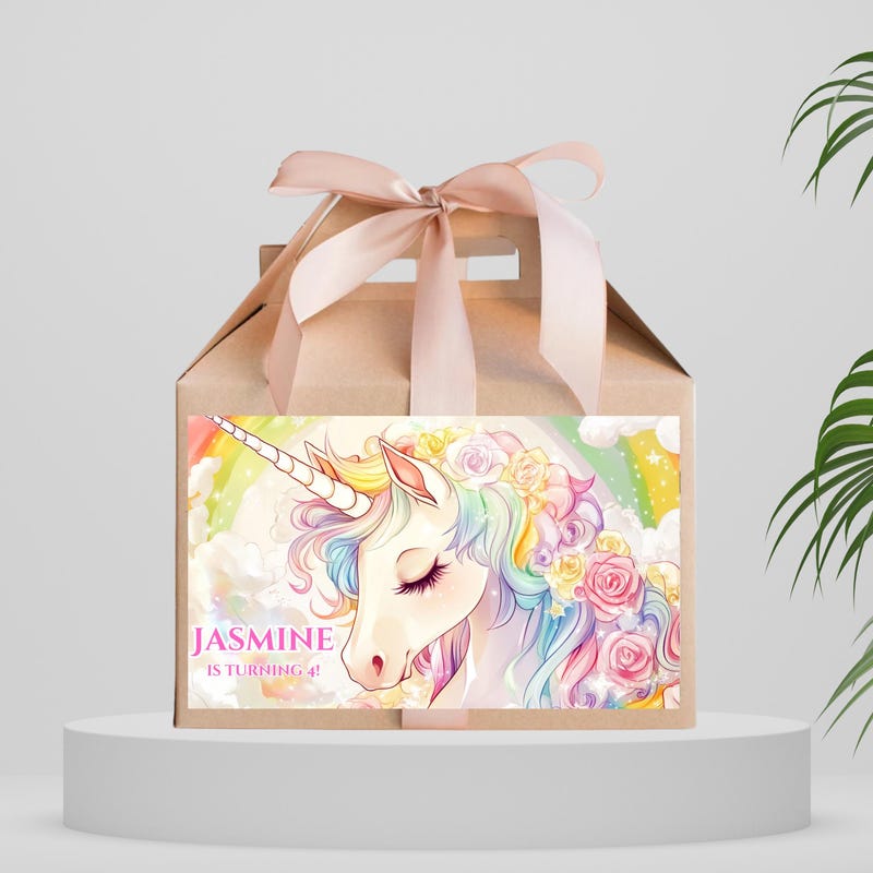 Unicorn Box - Etsy