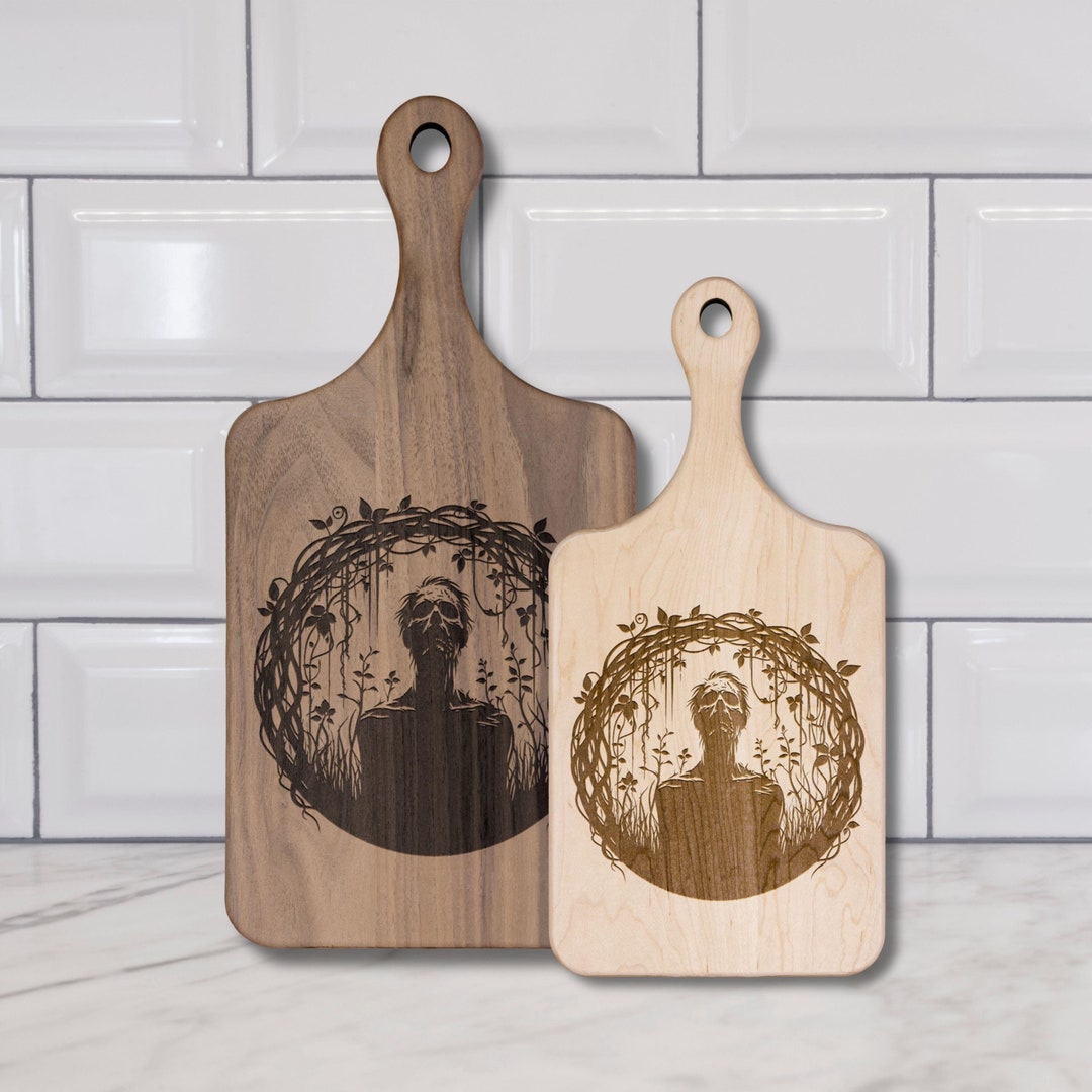 Zombie Paddle Cutting Board, Halloween Cutting Board, Halloween Gift ...