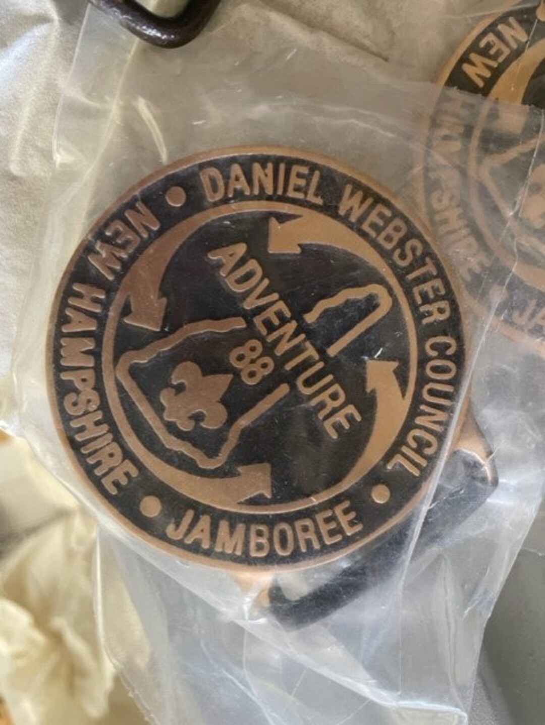 RARE-1988 Bronze BSA Boy Scout Adventure 88 Daniel Webster - Etsy