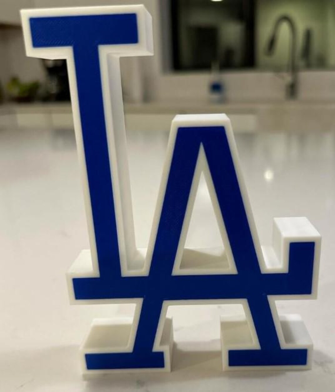3d-printed LA Dodgers-inspired Logo – Perfect for Sports Fans & Decor ...