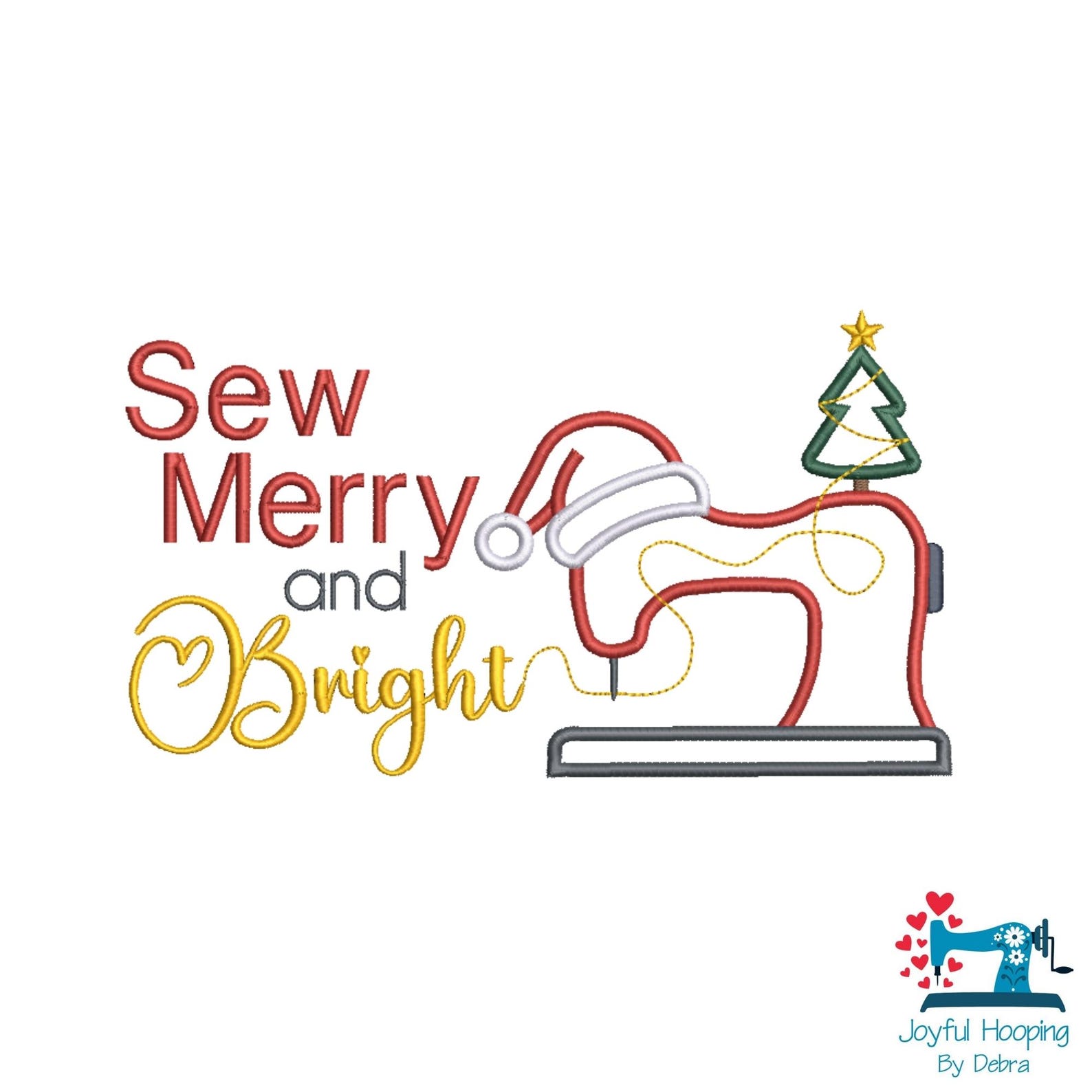 Sew Merry and Bright Christmas Sewing Machine - Applique Machine ...