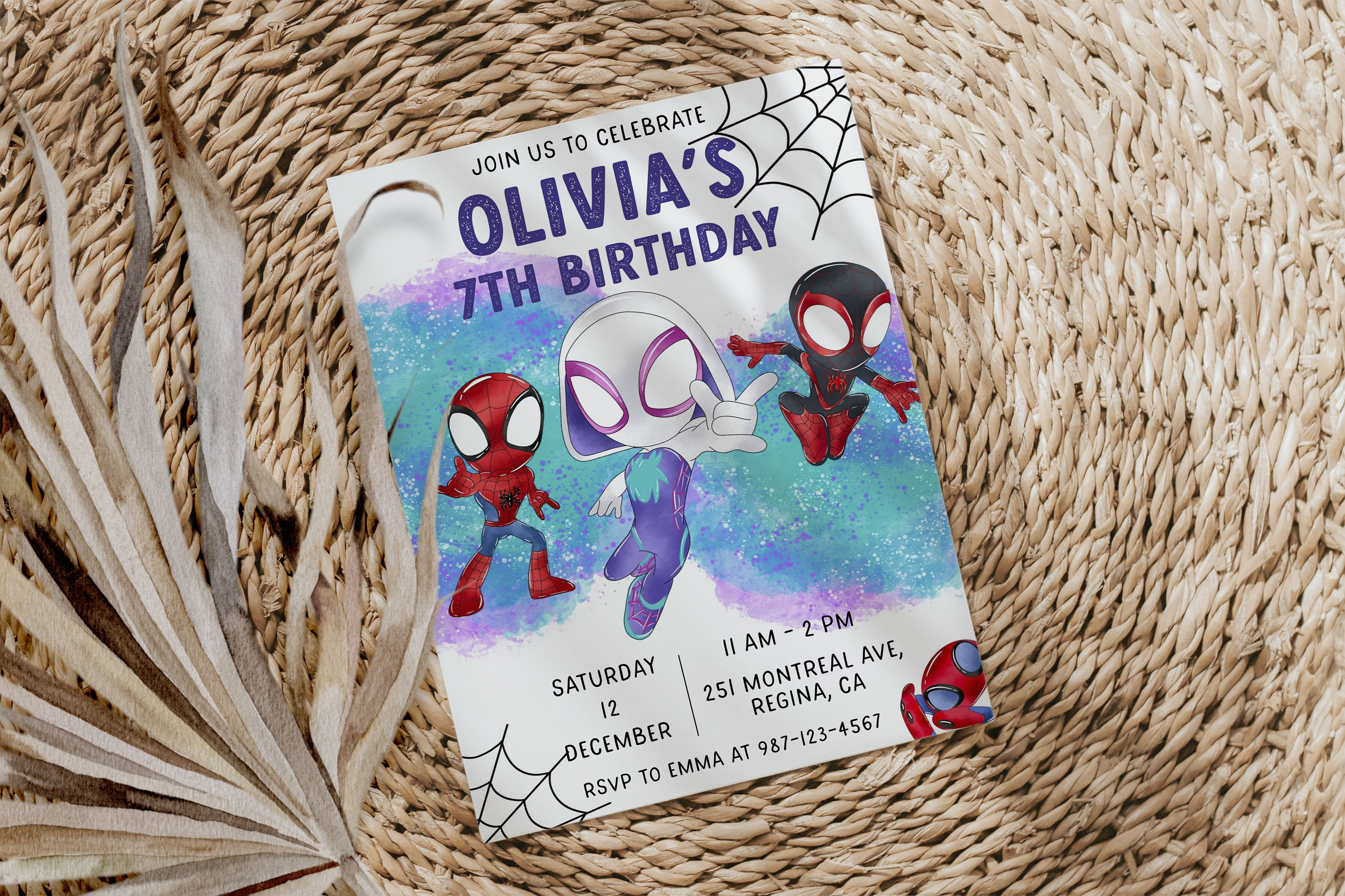 Editable Spidey Invitation Spidey and His Amazing Friends Birthday ...