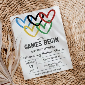 Editable Sports Party Invitation Sporting Birthday Party Sports Party ...