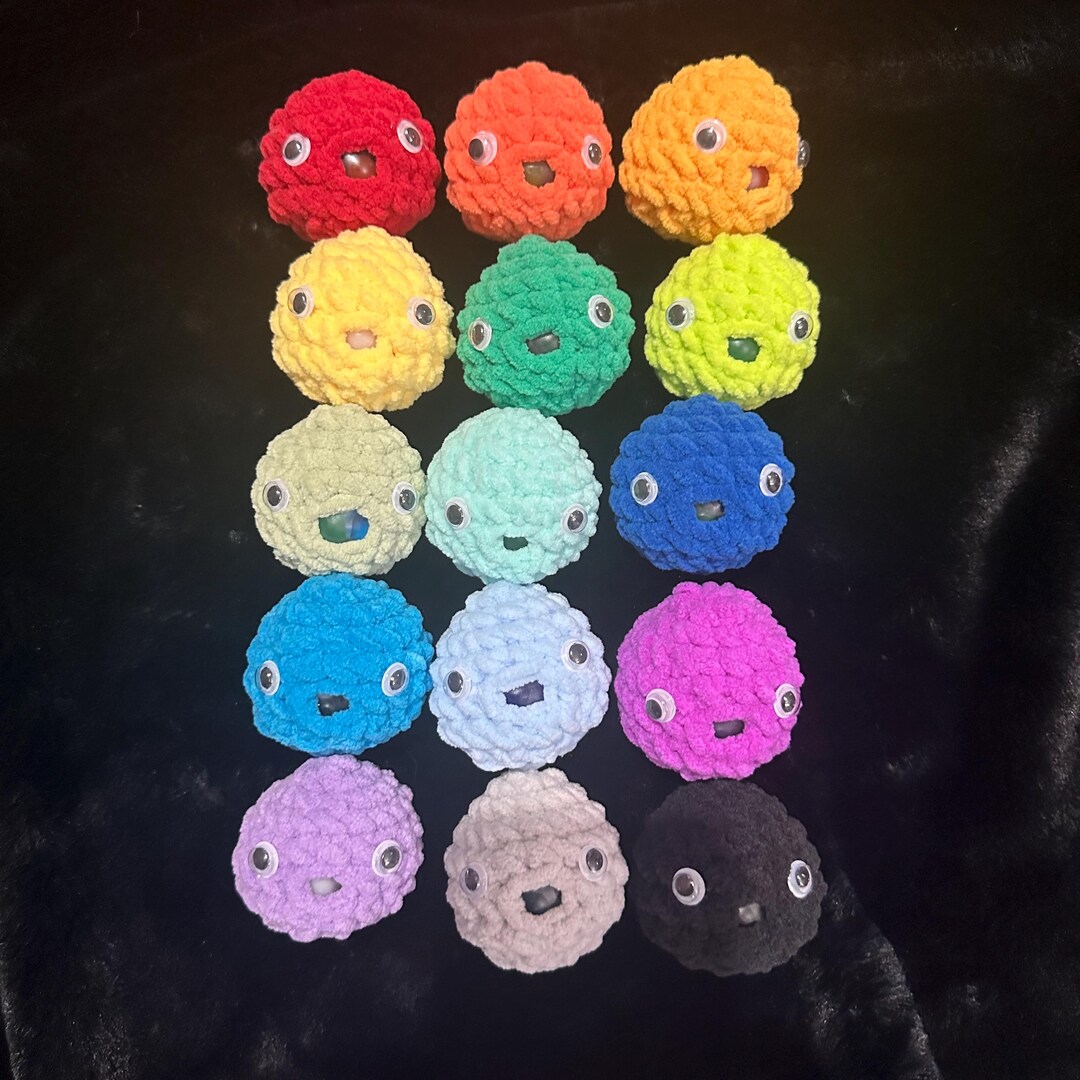 Crocheted Stress Blobs - Etsy