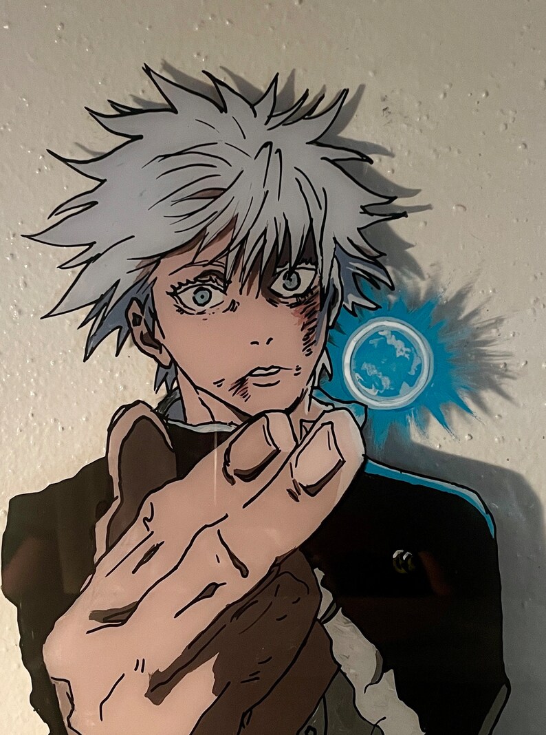 Gojo Glass Painting - Etsy