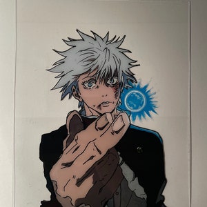 Gojo Glass Painting - Etsy