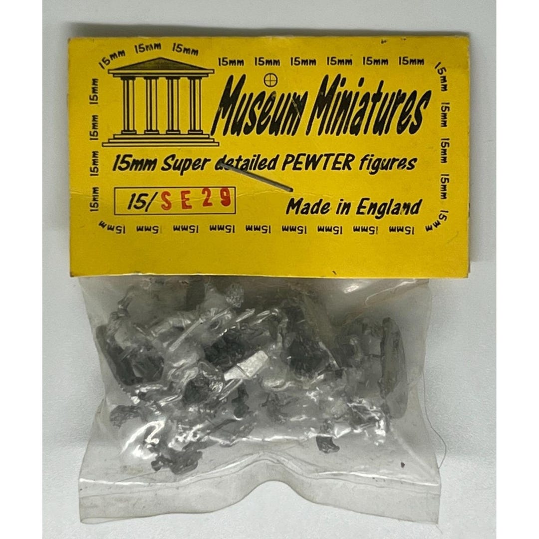 Vintage Museum Miniatures 15mm Super Detailed Pewter Figures SE29 Made ...