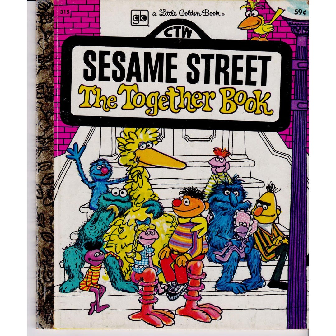 Sesame Street the Together Book 1971 Little Golden Book CTW Jim Henson ...
