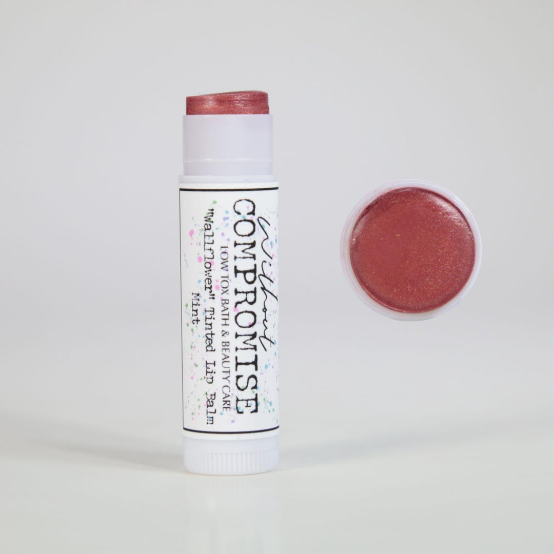 All Natural Organic Tinted Lip Balm- “wallflower”| Available in Mint ...