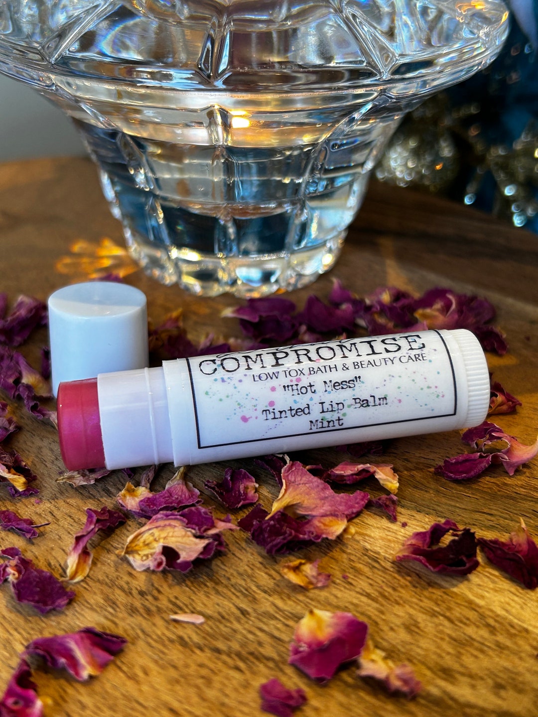 All Natural Organic Tinted Lip Balm hot Mess Available in Mint, Natural ...