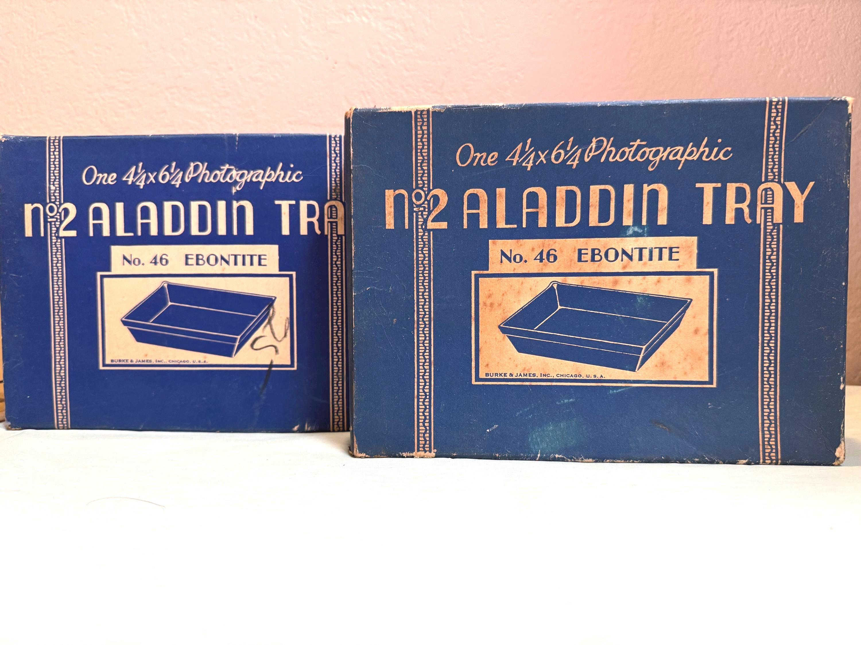Vintage Burke & James Aladdin No. 2 Photographic Tray No. 46 Ebontite ...
