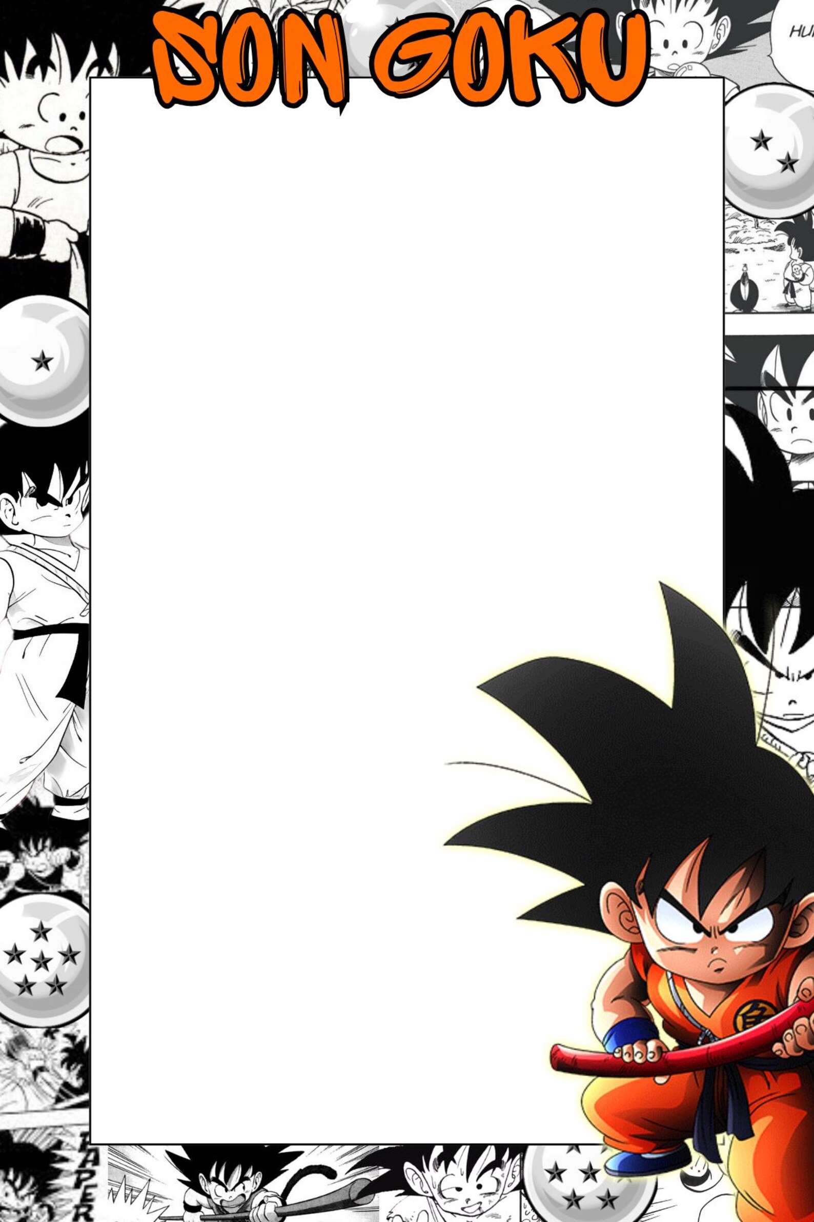 Kid Goku Custom Frames - Etsy