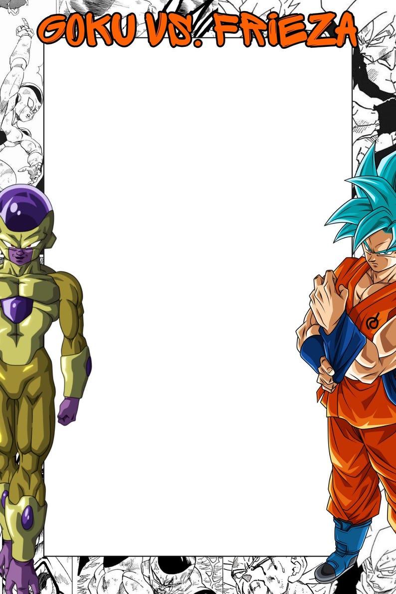 Goku Vs. Frieza Custom Frames - Etsy