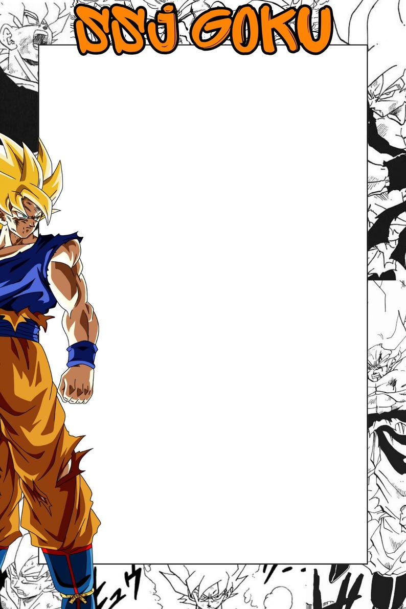 Goku (DBZ) Custom Frames - Etsy