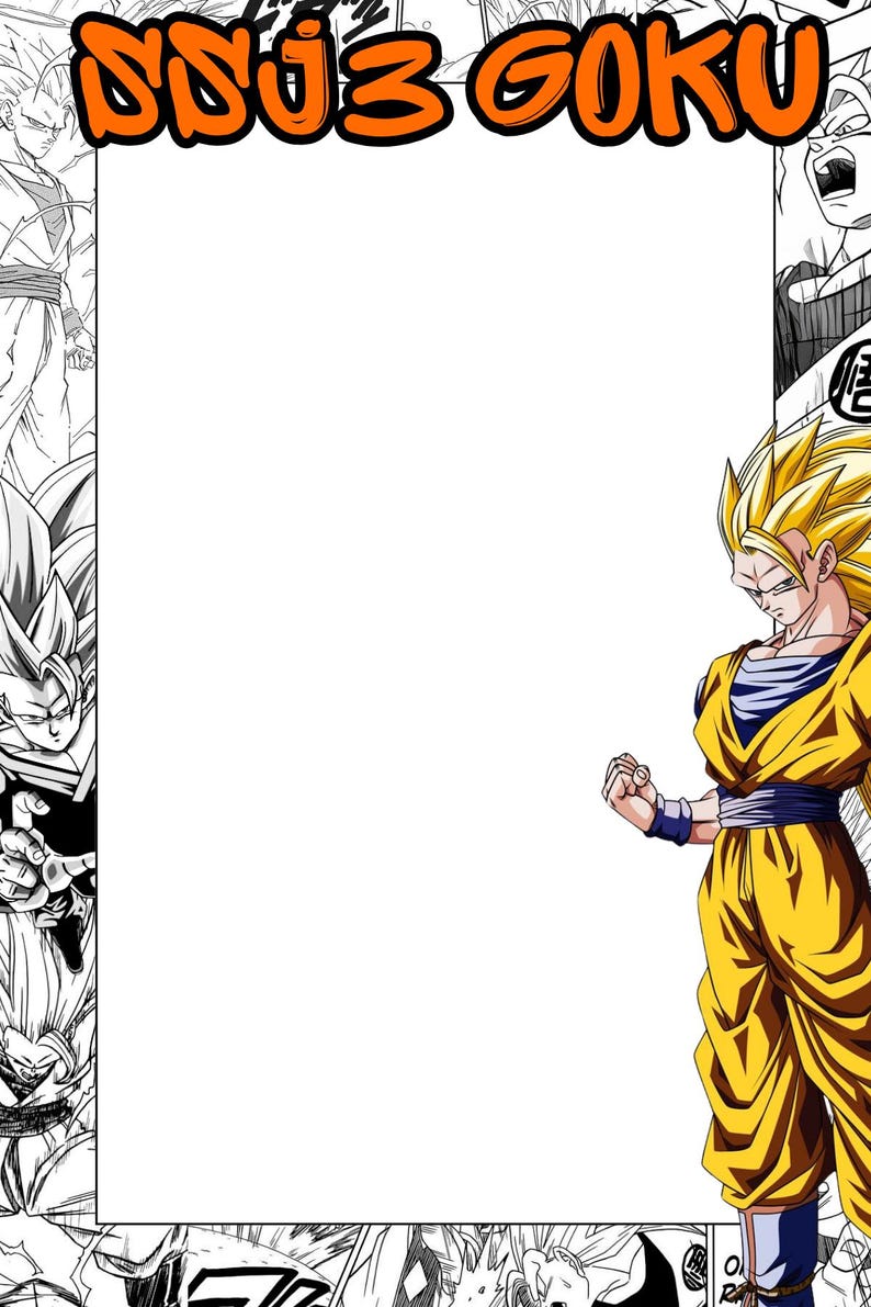 Goku (DBZ) Custom Frames - Etsy