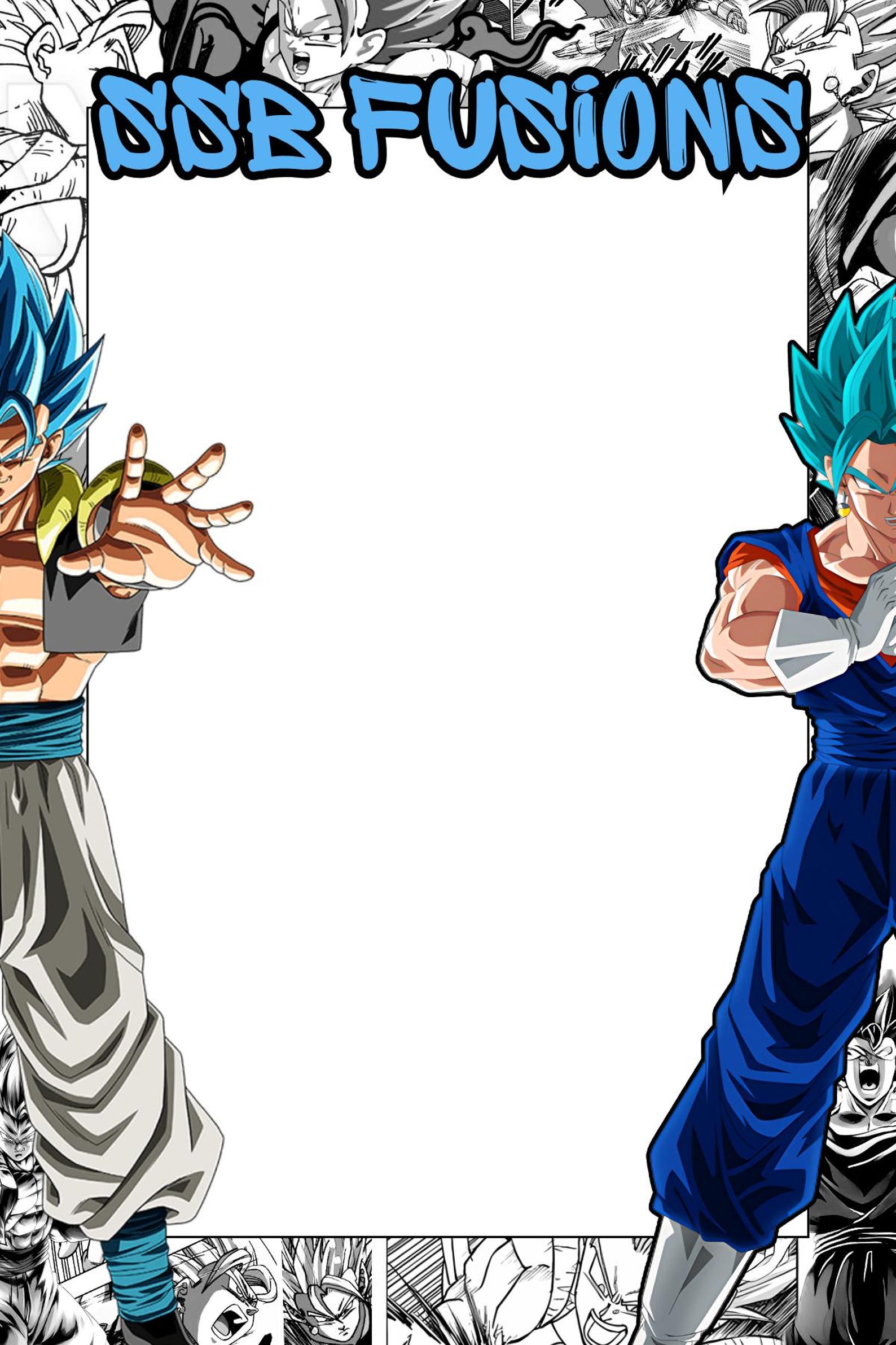 Gogeta Custom Frames - Etsy