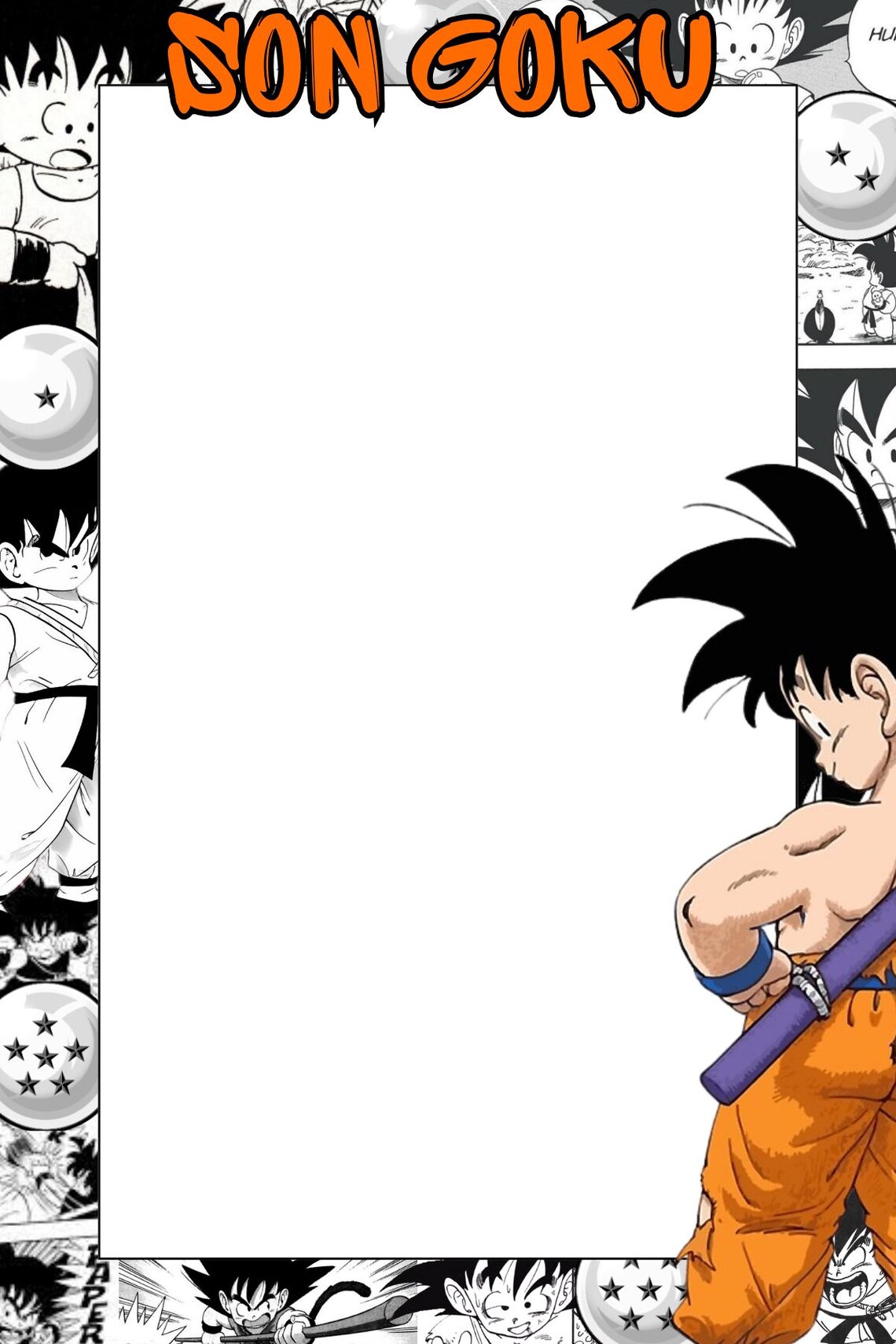 Kid Goku Custom Frames - Etsy