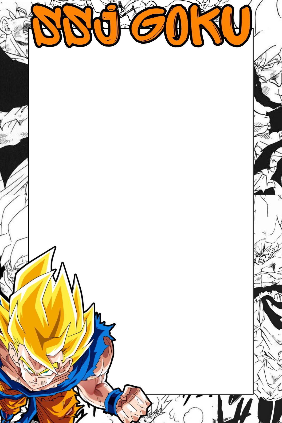 Goku (DBZ) Custom Frames - Etsy