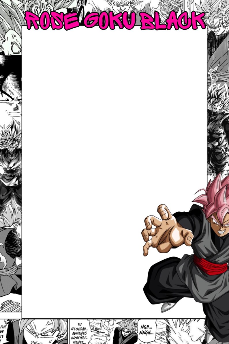 Goku Black Custom Frames - Etsy
