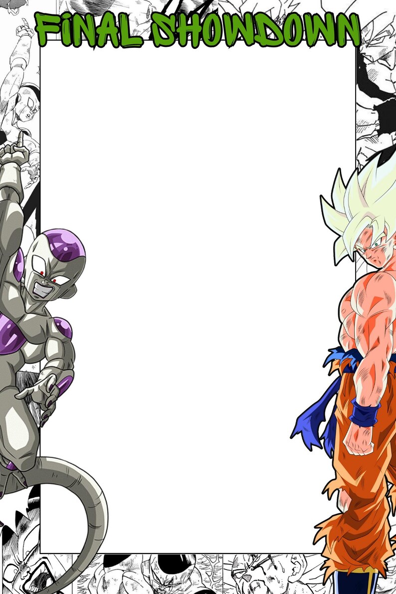 Goku Vs. Frieza Custom Frames - Etsy
