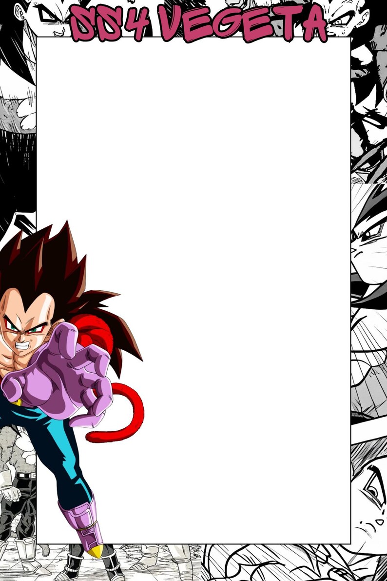 Vegeta (gt/super) Custom Frames - Etsy