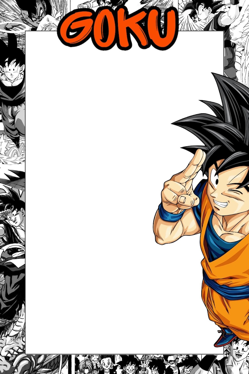 Goku (farewell) Custom Frames - Etsy