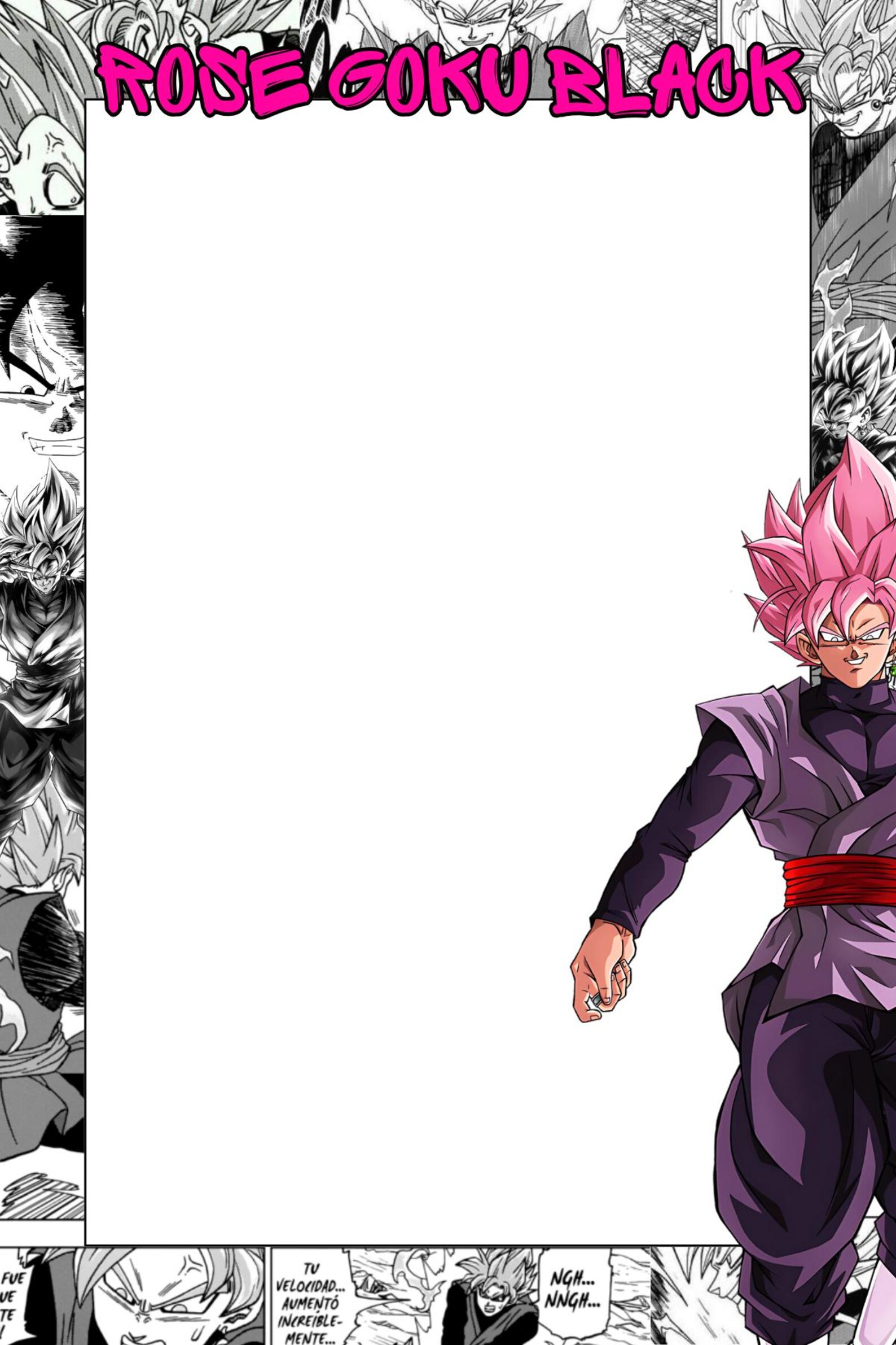 Goku Black Custom Frames - Etsy