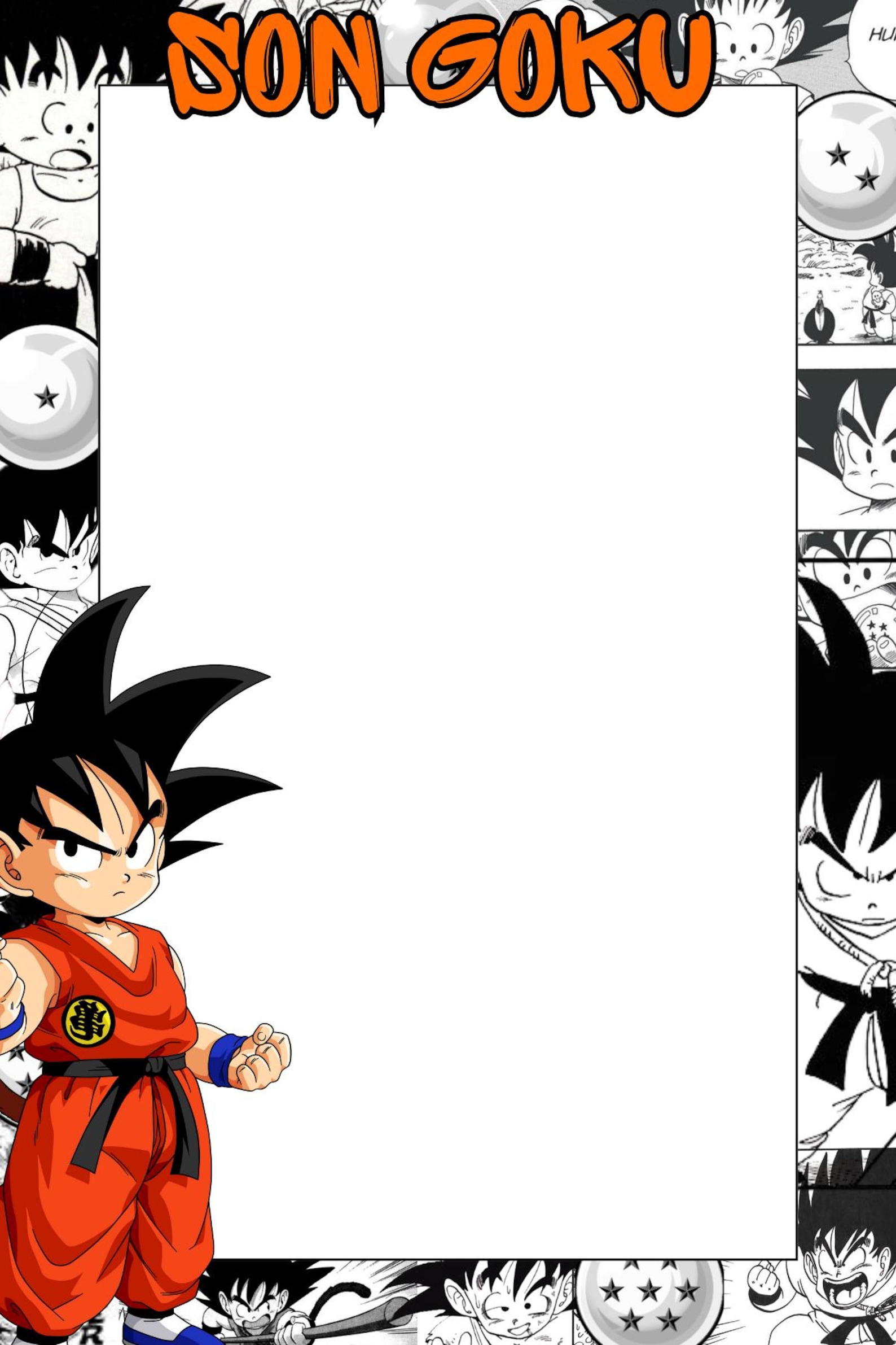 Kid Goku Custom Frames - Etsy