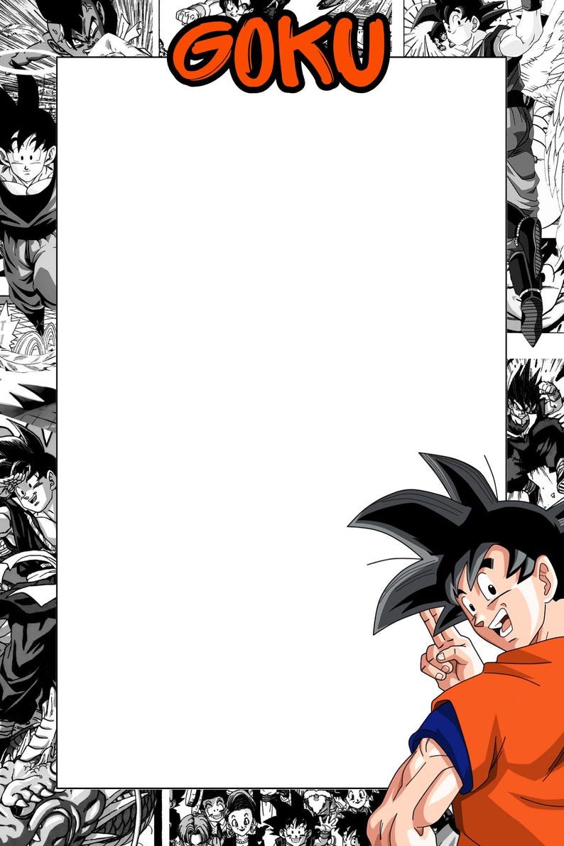 Goku (farewell) Custom Frames - Etsy