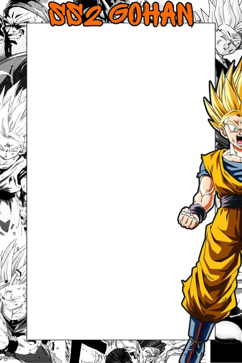 Gohan SS2 Custom Frames - Etsy