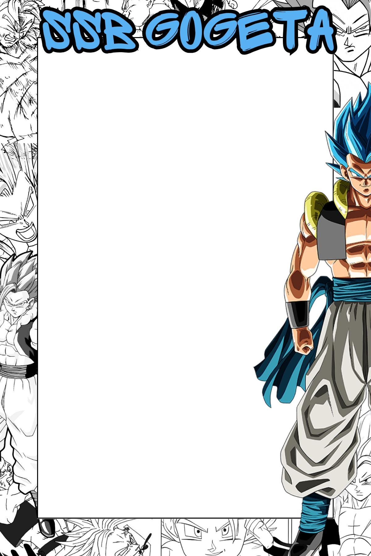 Gogeta Custom Frames - Etsy