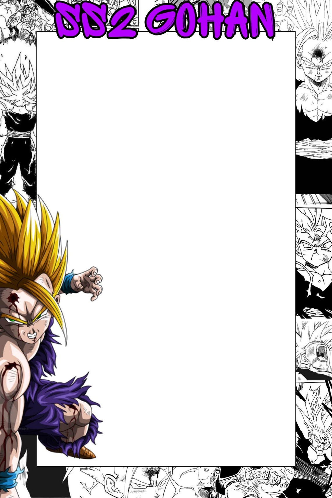 Gohan SS2 Custom Frames - Etsy