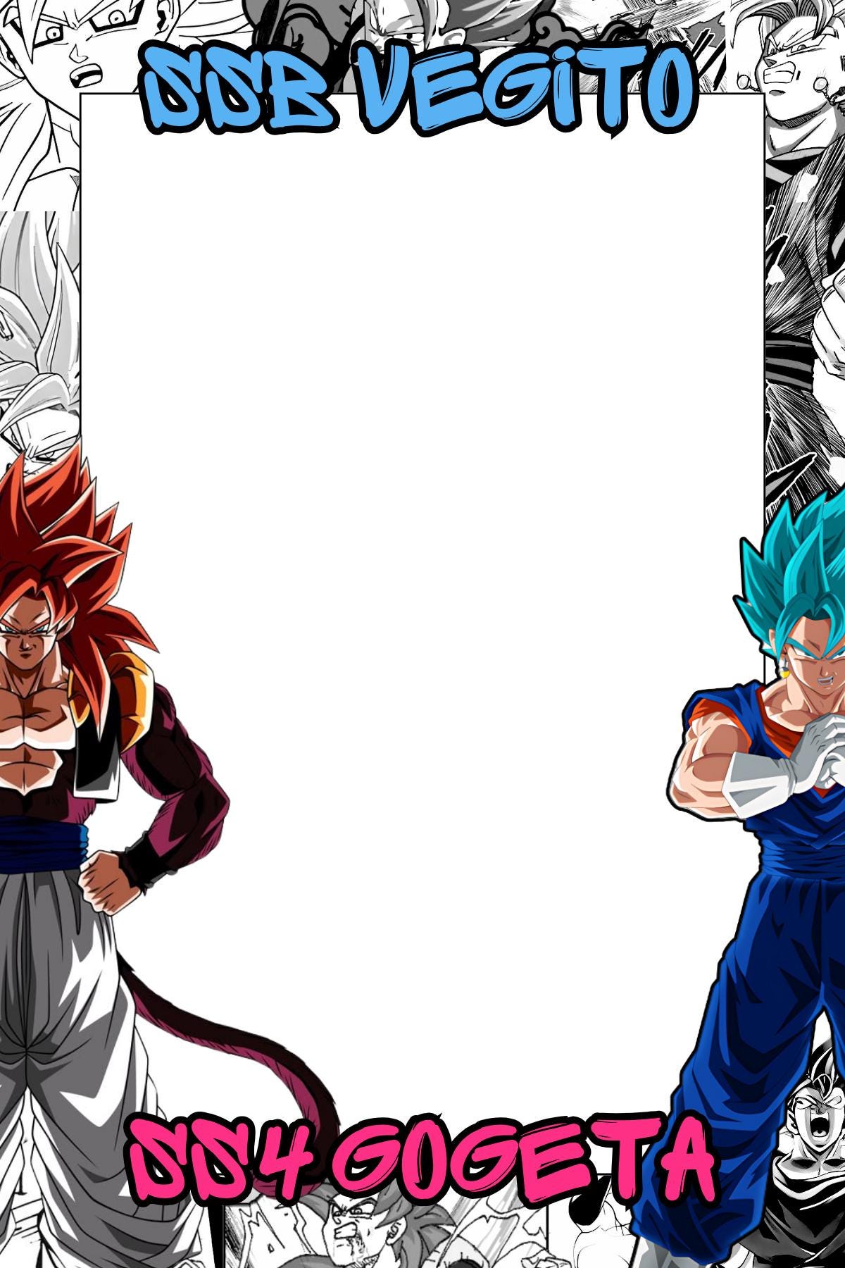 Gogeta Custom Frames - Etsy