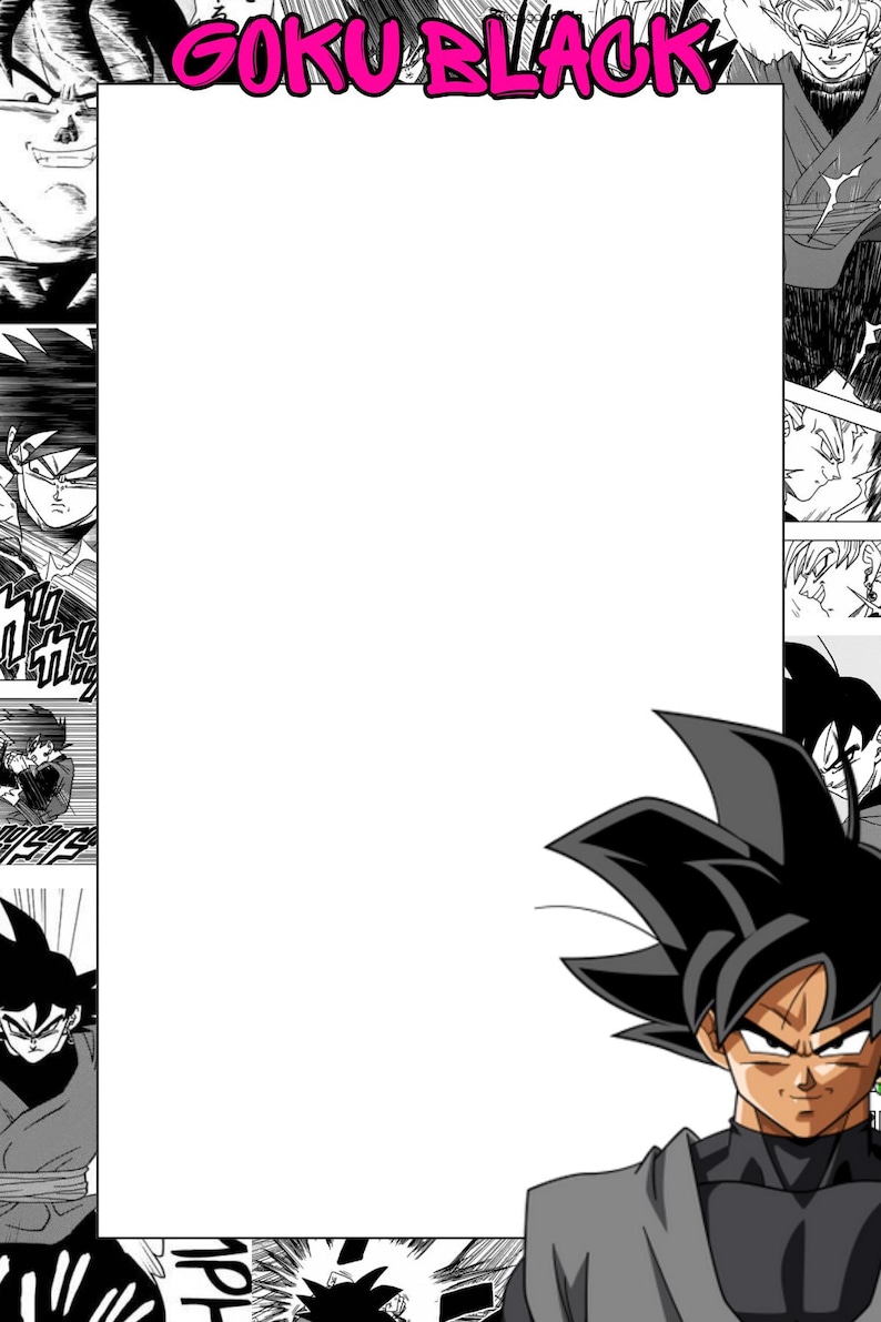 Goku Black Custom Frames - Etsy