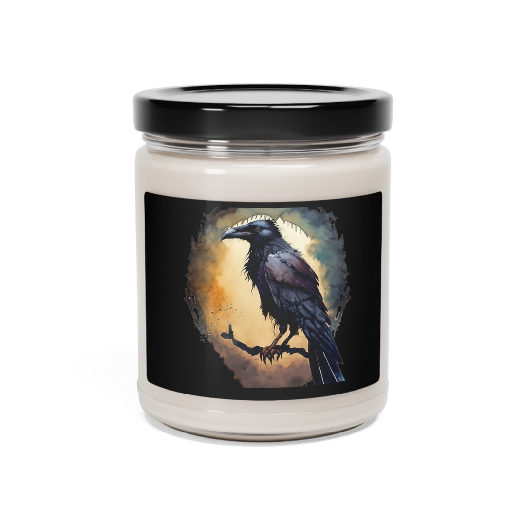 Raven, Gothic Candle, Gothic Gift, Best Friend Gifts, Bird, Raven Gifts ...
