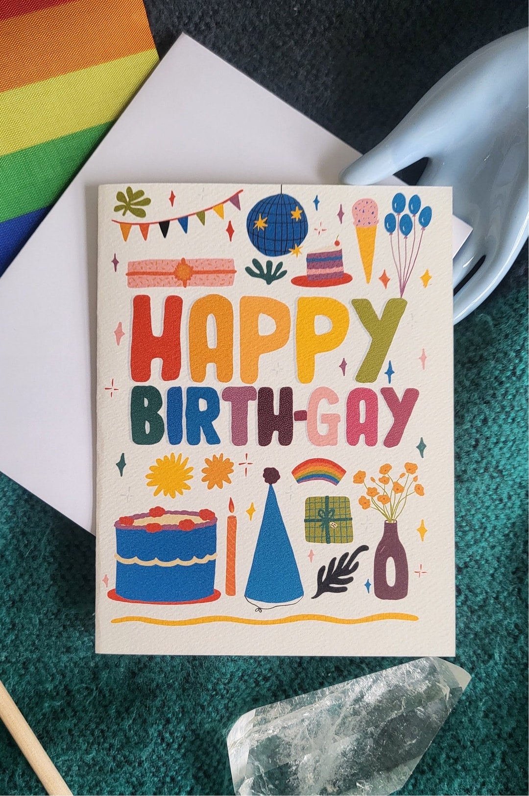 Happy Birth-gay - Birthday Greeting Card for LGBTQ+ - Etsy