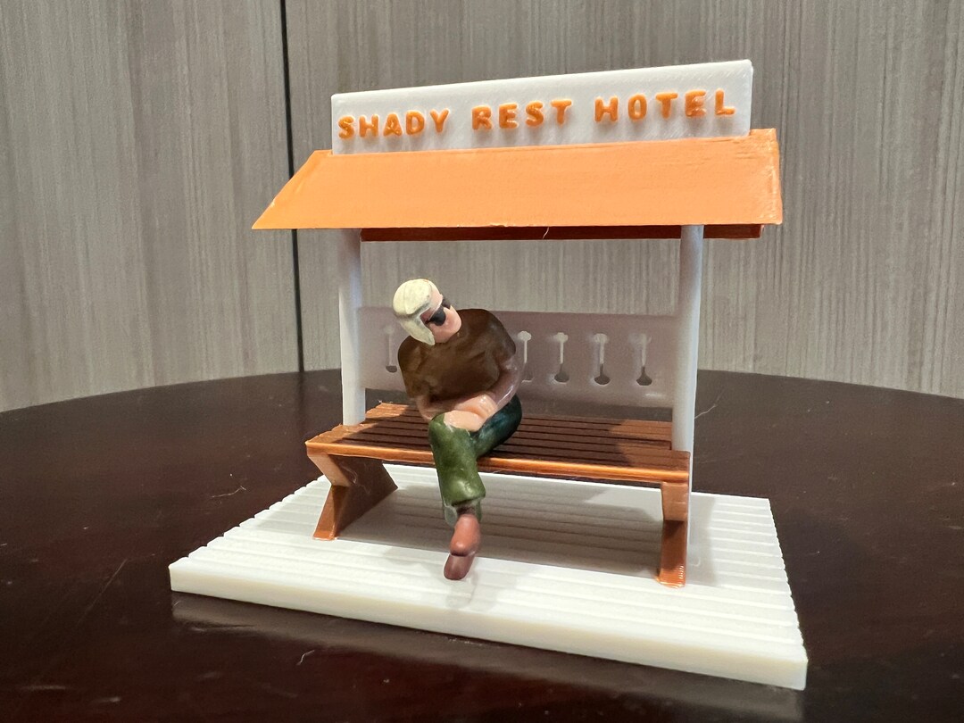 O Scale Petticoat Junction "shady Rest Hotel Passenger Platform" Kit - Etsy