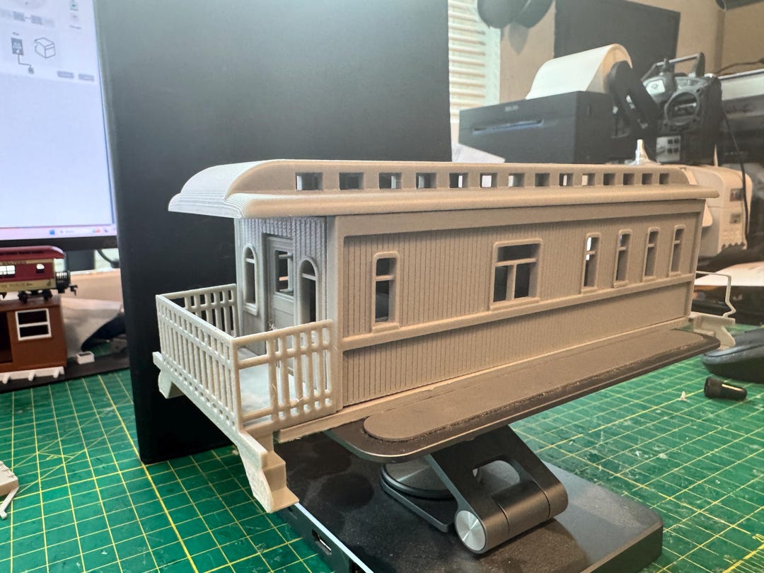 O Scale 3D Printed 36' Wood Sided Observation Car Kit - Etsy