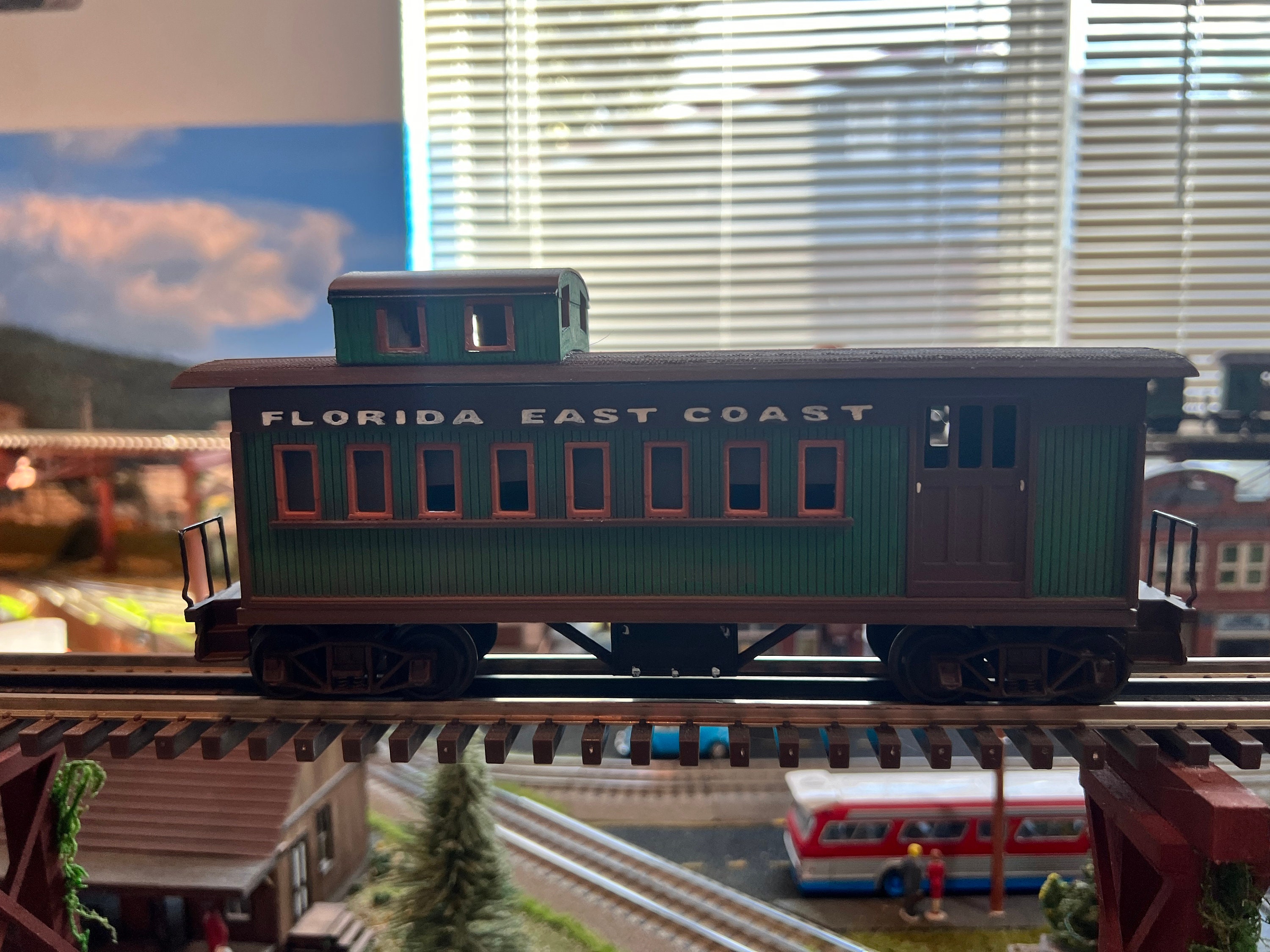 O Scale 36' Wood Sided Caboose Kit - Etsy
