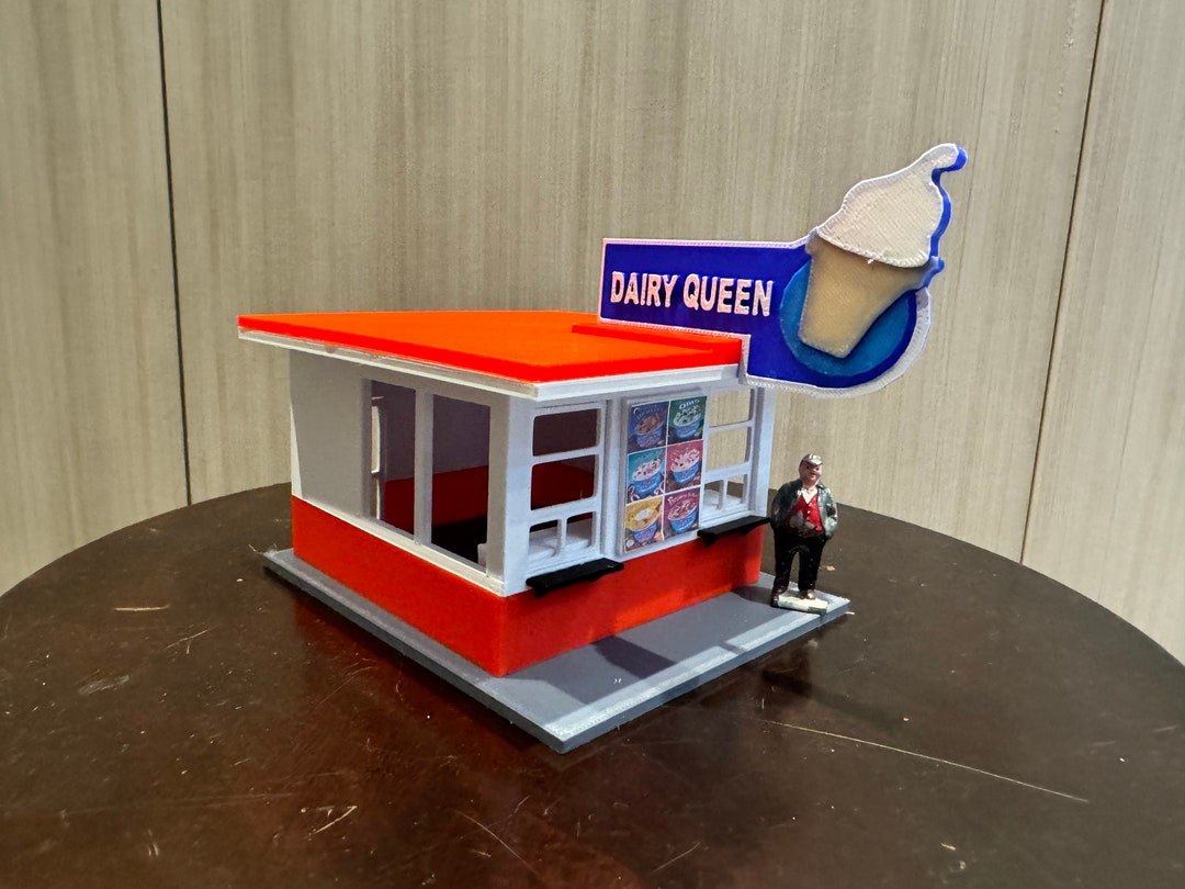 O Scale Dairy Queen - Etsy