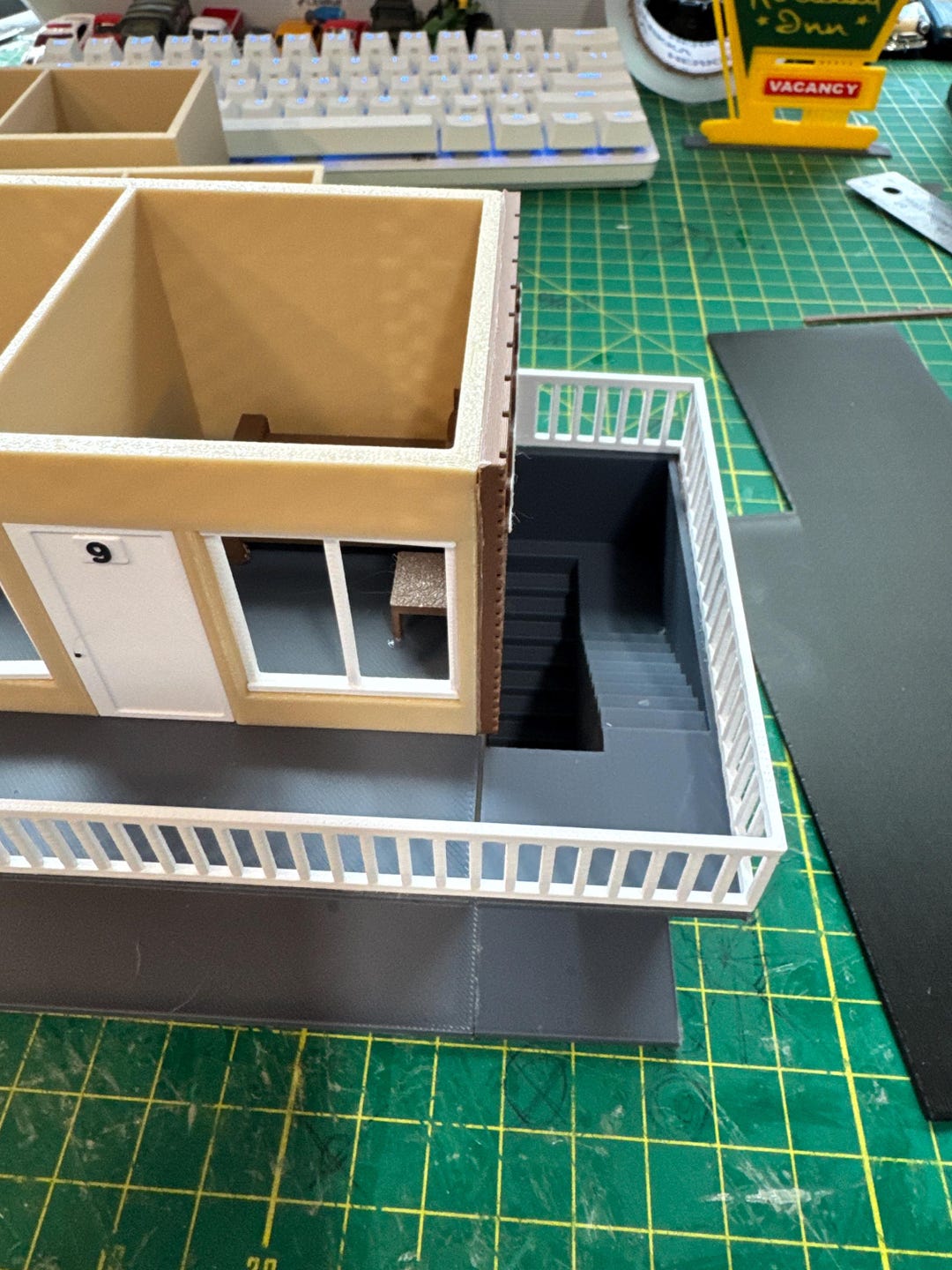 O Scale Holiday Inn Stairway Add-on Kit - Etsy