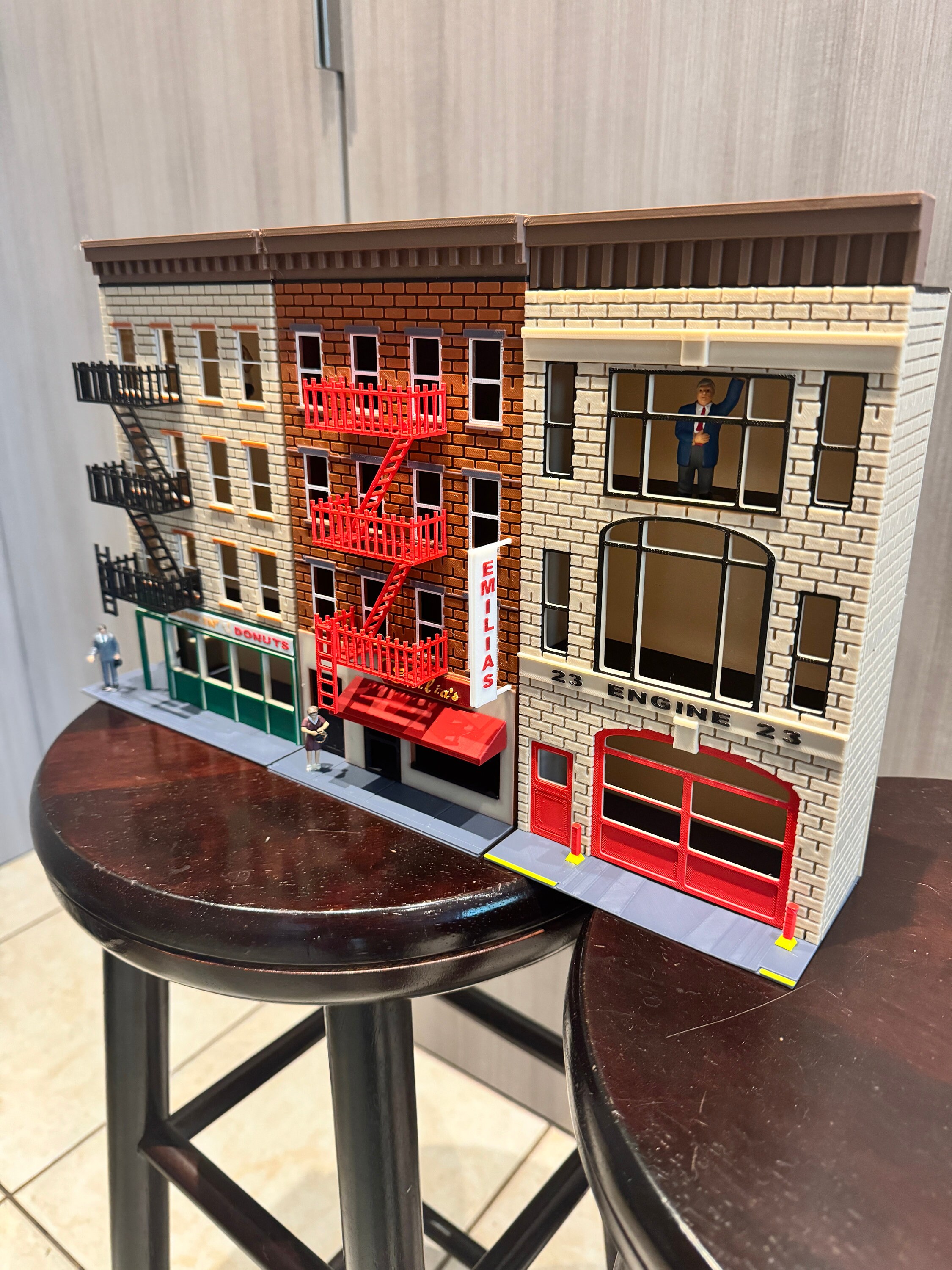 O Scale Engine House Flat - Kit - Etsy