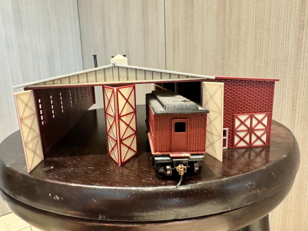 HO Scale Strasburg RR "engine Shed" BUILT Kit - Etsy