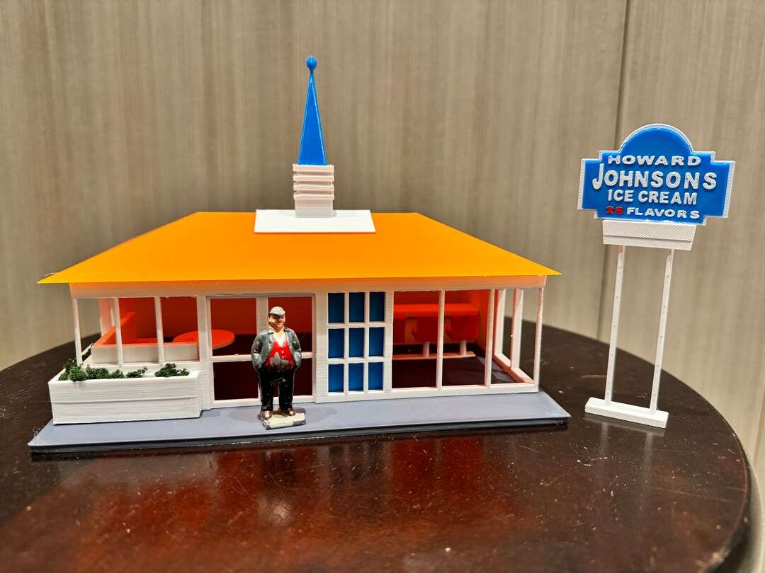 O Scale Howard Johnsons Restaurant Inspired Building KIT - Etsy